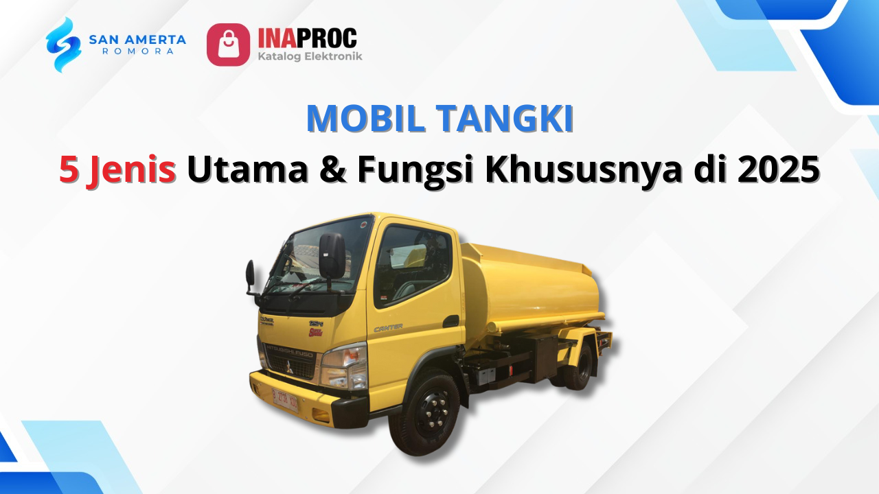 Mobil Tangki: 5 Jenis Utama & Fungsinya 2025